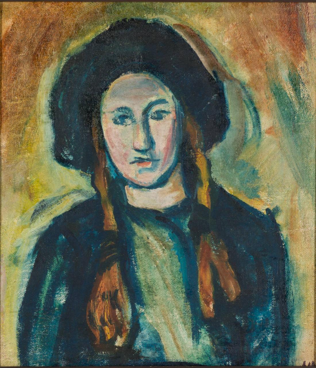 Flicka med flätor – All Artworks – Moderna Museet