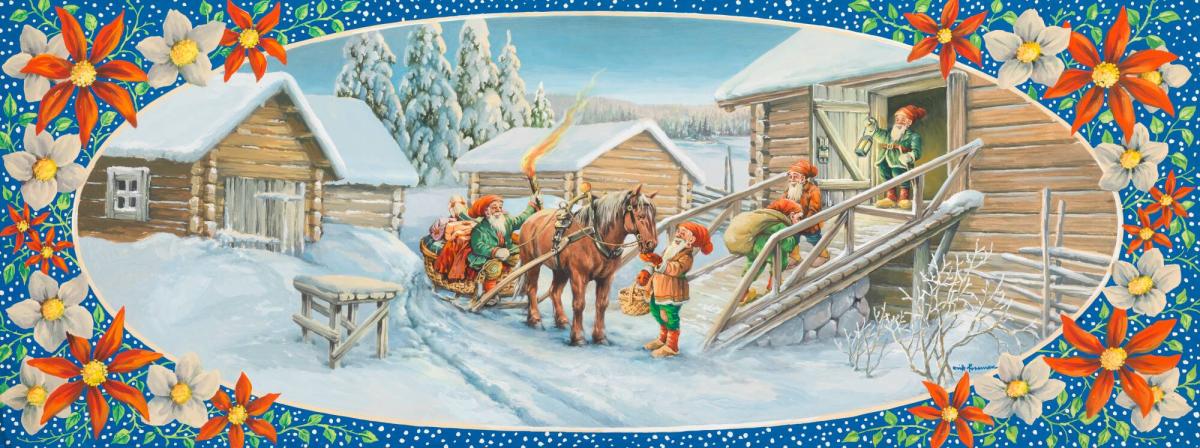 Vinternatt med lastning av julklappar – All Artworks – Moderna Museet