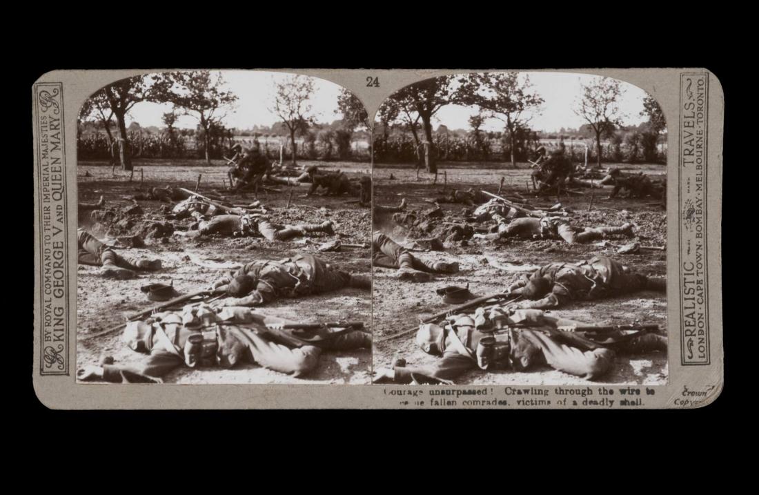 Courage unsurpassed! Crawling through the wire to rescue fallen ...