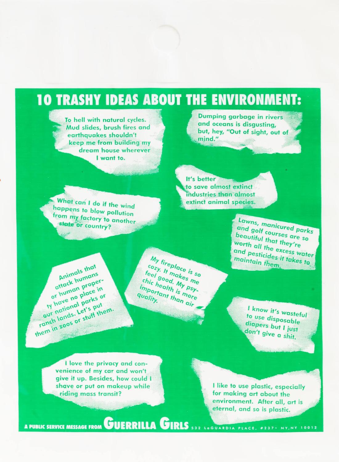 10 Trashy Ideas About The Environment Alla Konstverk Moderna Museet