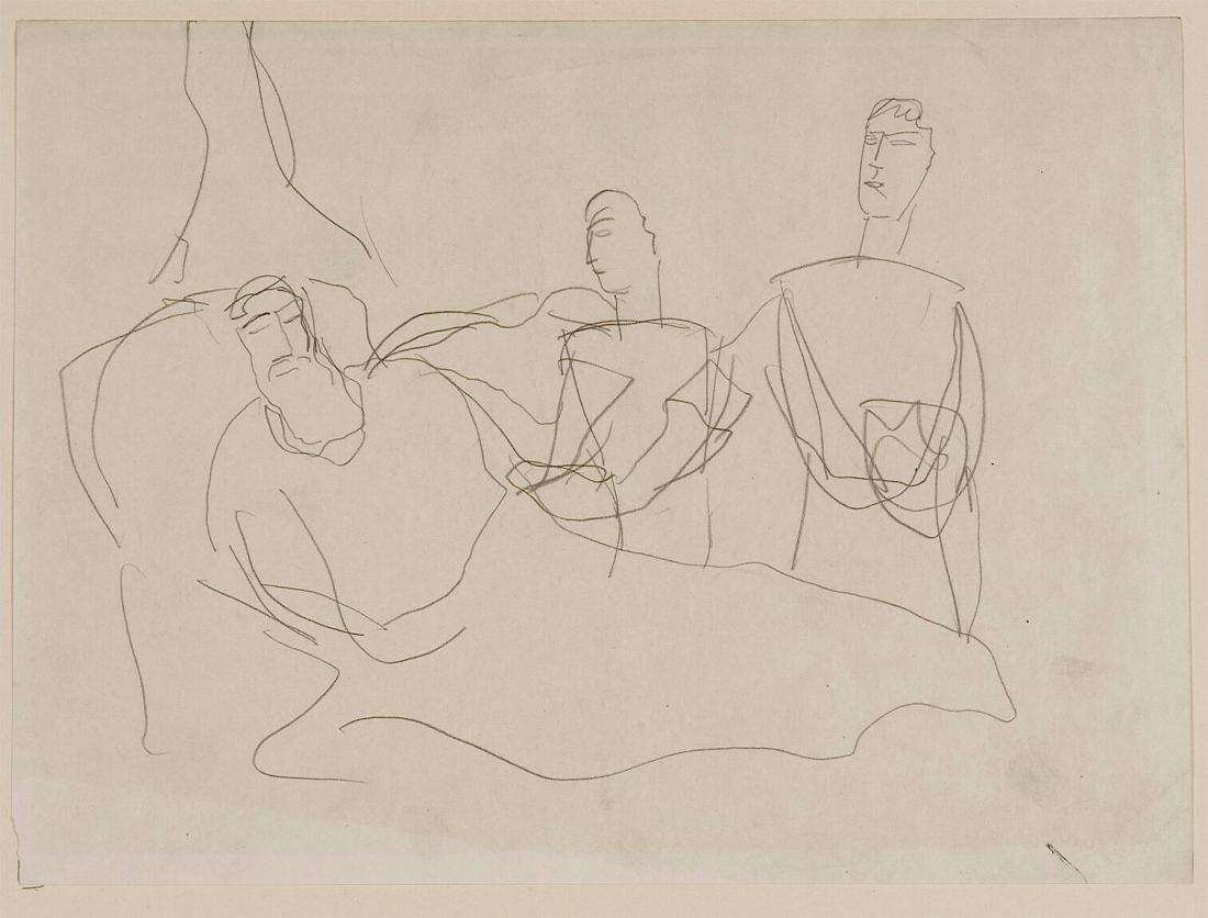 Isak välsignar Esau och Jakob – All Artworks – Moderna Museet